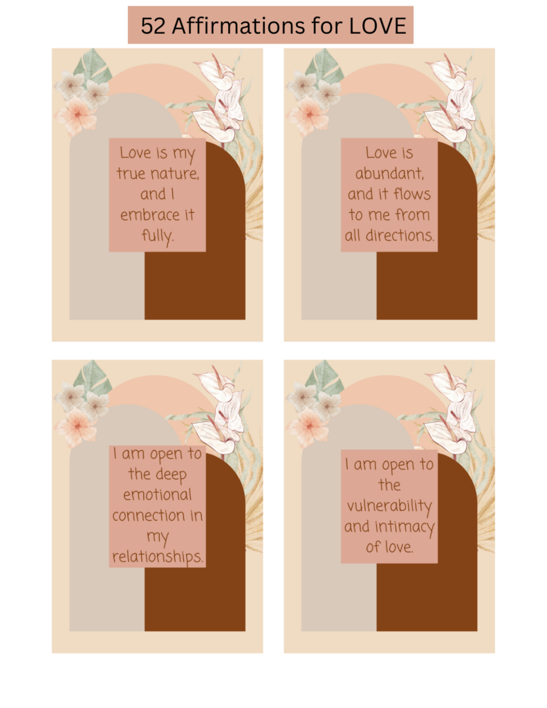 Love Affirmation Cards - JOYSHOP10